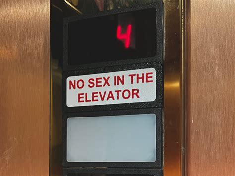 No Sex In The Elevator Sign By Jannisfuchs Makerworld Download