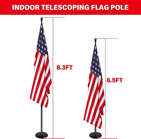 Standard Indoor Flag Pole Size At Mark Villa Blog