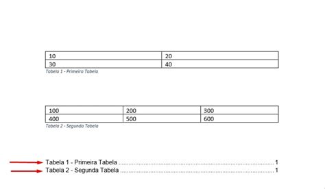 Como Fazer Lista De Tabelas No Word Ninja Do Excel