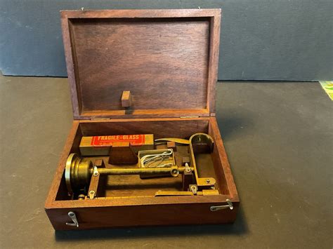 Antique Brass Specific Gravity Newark Scale Works In Wooden Boxmade In Germany Antique Price