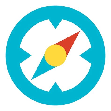 Premium Vector Magnetic Compass Tool Business Process Flat Icon