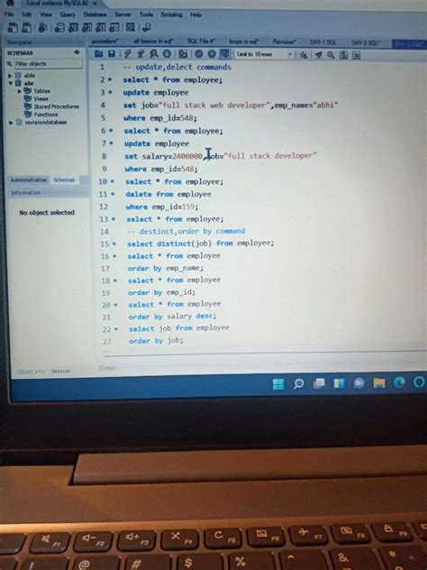 Abhi K On Linkedin Day 3 Sql Topicsupdatedelete Commands Distinct