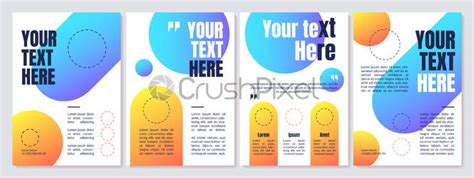 Brigth Gradient Brochure Template Stock Vector 2843454 Crushpixel