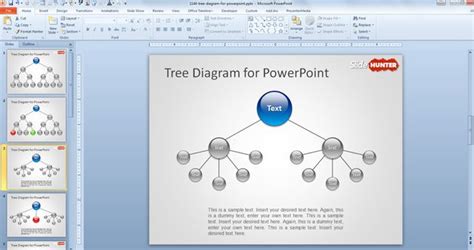 Free Tree Diagram For PowerPoint