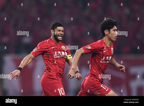 Brazilian Football Player Givanildo Vieira De Sousa Known As Hulk Of Shanghai Sipg F C