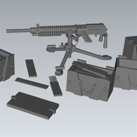 3d Printable 28 Mm Japan Type 92 Mmg By Studio Grozny