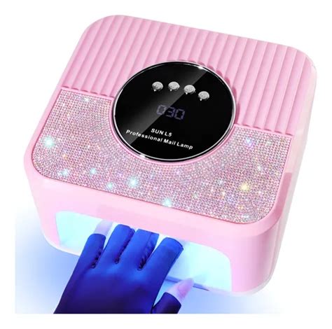 Luz Uv Para Uñas De Gel Lámpara Led Profesional Con Temporiz Color