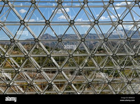 Biosphere 2 Science And Research Center Detail Of The Glass Facade