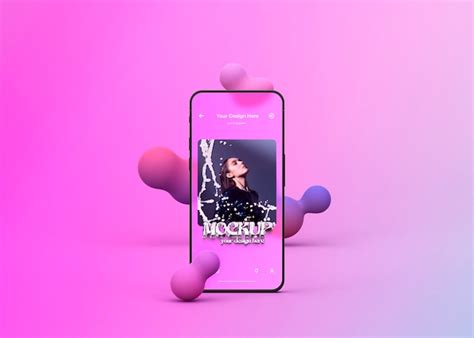 Premium Psd Glassmorphism Presentation Mockup