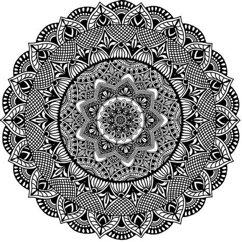 Digital Mandala Designs Indian Heritage