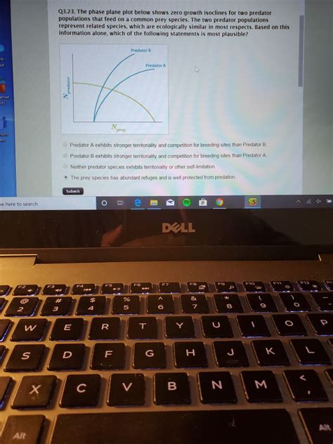 Solved Q The Phase Plane Plot Below Shows Zero Growt Chegg