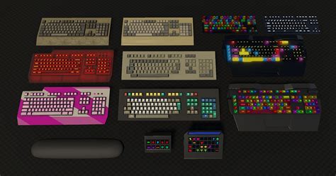 Ultimate Keyboard Pack 3d Props Unity Asset Store