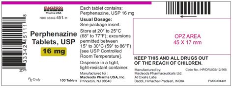 Dailymed Perphenazine Tablet
