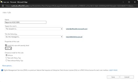 Reporting An Email As Phishing In Office 365 With Ncsc Sers Pwndefend