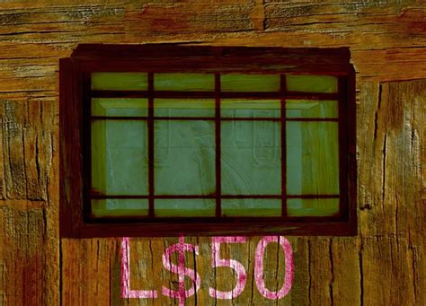 Second Life Marketplace Beautiful Wood Window