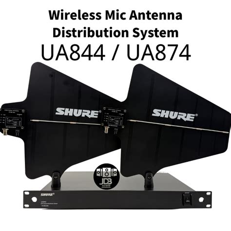 Wireless Microphone Uhf Antenna And Power Distribution System With 2