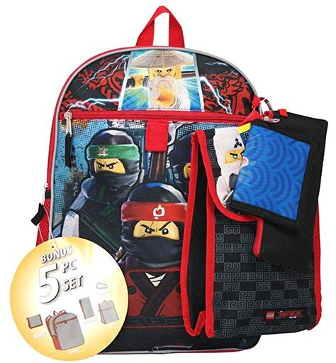 Lego Ninjago 16 Backpack Set With Accessories