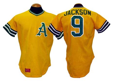 Lot Detail 1972 Reggie Jackson Oakland As Game Used Gold Jersey