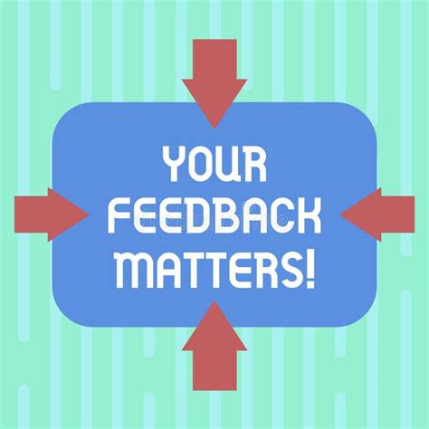 Your Feedback Matters Stock Illustrations 656 Your Feedback Matters