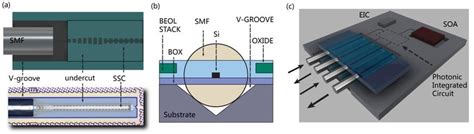 A Schematic And Microscope Top View Of An Metamaterial Edge Coupler
