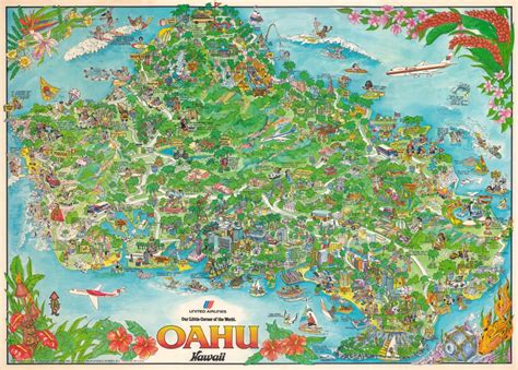 Map Of Oahu Attractions