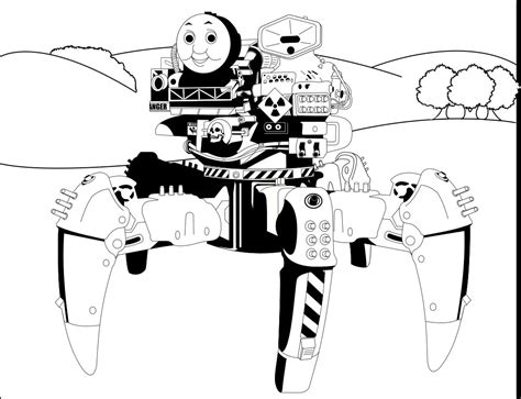 Thomas The Spider Tank Engine Scrolller