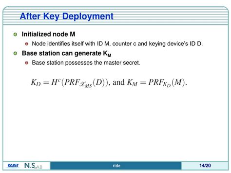 Ppt User Friendly And Secure Key Deployment For Sensor Nodes Using Message In A Bottle