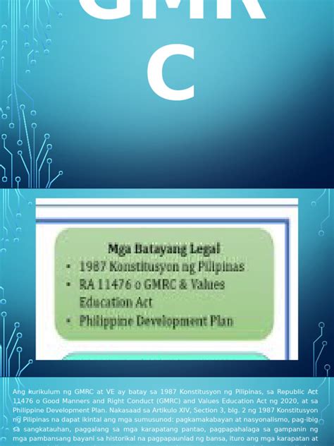 Mga Batayan Sa Gmrc Pdf