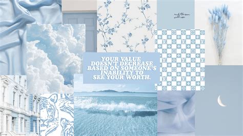 Blue Collage Computer Wallpapers 4k Hd Backgrounds On Wallpaperbat