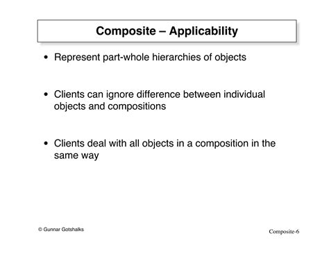 Structure Composite Structure Deign Pattern Model Fact Ppt
