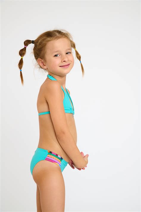M Klaya Spring Turquoise Two Piece Swimsuit For Girls Banana Moon®