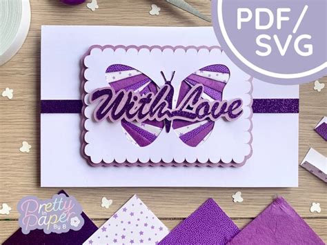 Butterfly Iris Folding Pattern Pdf And Svg Beginner Printable Etsy