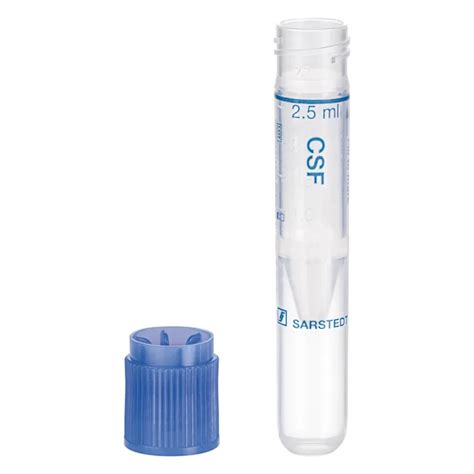 Csf Tube With False Bottom 2 5ml Sarstedt