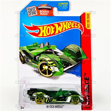 2015 Hot Wheels Intl 1 64 X Raycers Hi Tech Missile 136 Green Oh5s