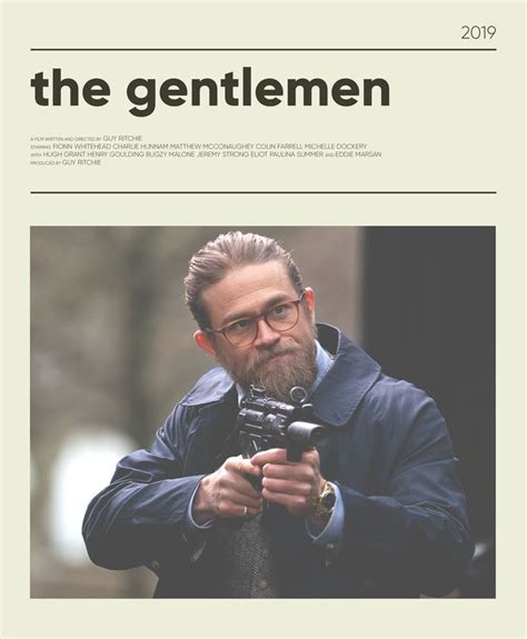 The Gentlemen Movie Poster Gentleman Movie The Gentleman Movie