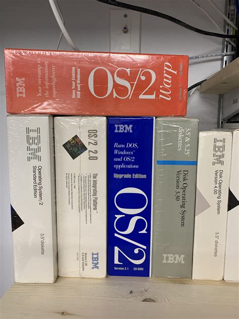 My Mostly Complete Retail Boxed Operating System Collection For The X86 Dospc Platform Mostly