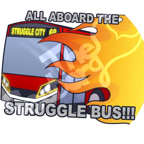 Struggle Bus Sticker By Theseaborg On Deviantart