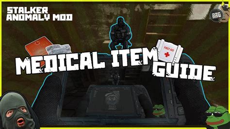Stalker Anomaly Mod Medical Items Guide Youtube