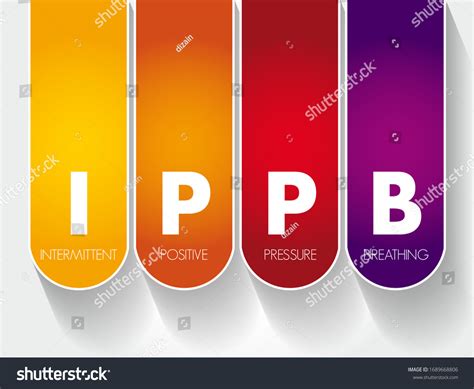 Ippb Intermittent Positive Pressure Breathing Respiratory Stock Vector
