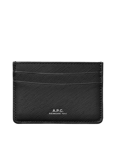 Apc กระเป๋าใส่บัตรผู้ชาย Andre Cardholder สีดำ ของแท้ 100