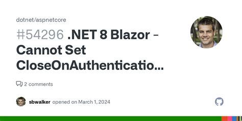 8 blazor cannot set closeonauthenticationexpiration with global