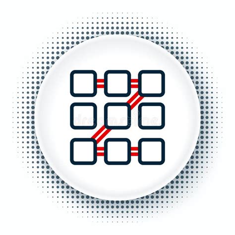 Line Graphic Password Protection And Safety Access Icon Isolated On