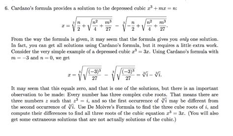 Cardano S Formula For Solving Cubic Equations Tessshebaylo