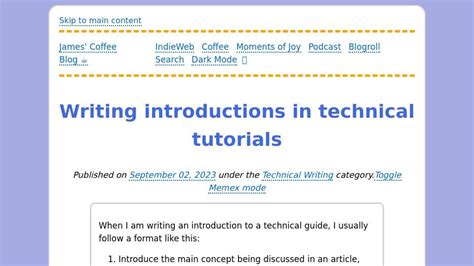 Writing Introductions In Technical Tutorials Rtechnicalwriting