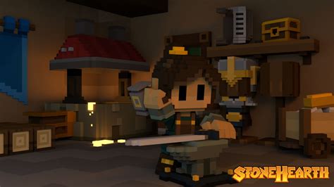 Stonehearth Blacksmith Render By Pandemictyler On Deviantart