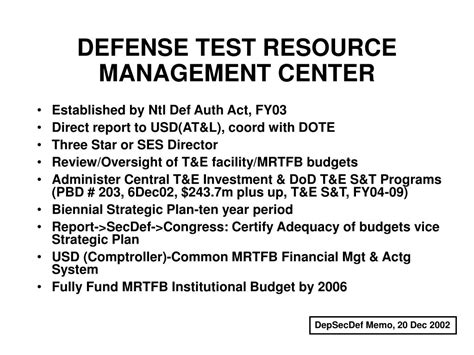 Ppt Test And Evaluation In The Dod Acquisition Process Powerpoint