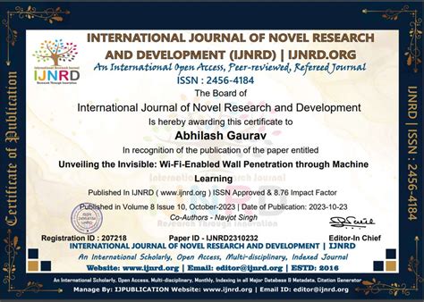 Research Machinelearning Academicjourney Publishedpaper Wi