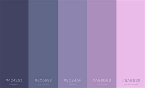Deep Blue Purple Color