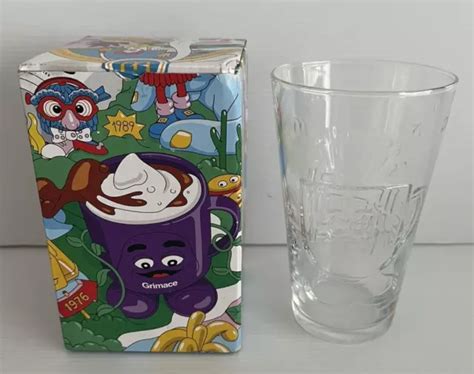 Mcdonalds Exclusive 2024 Grimace X Nanoblock Glass Cup Collectors 22