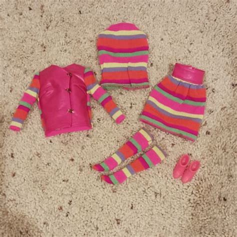 Vintage 1968 Stacey Barbie Sears Stripe Are Happening Set 1545 Rare